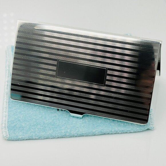 Tiffany & Co. | Accessories | Tiffany Id Business Card Holder Machined ...